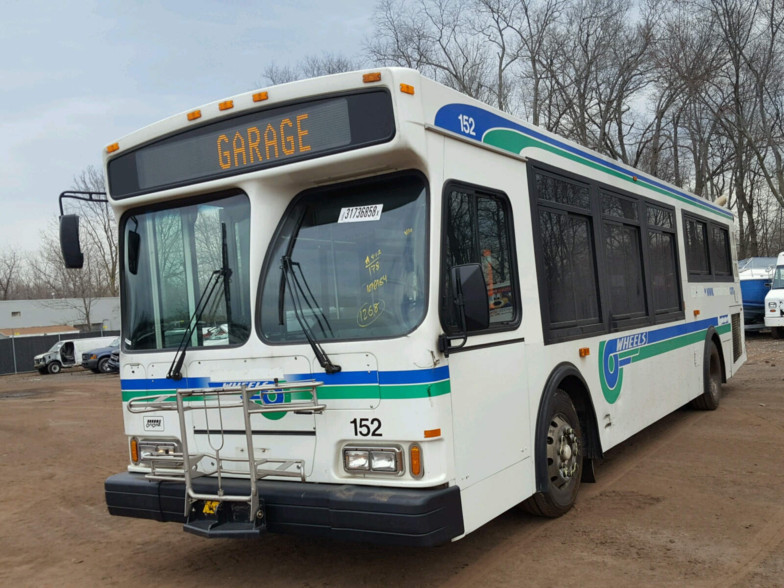 2003 Orion Bus Orion VII for sale at Copart New Britain, CT Lot# 31736858
