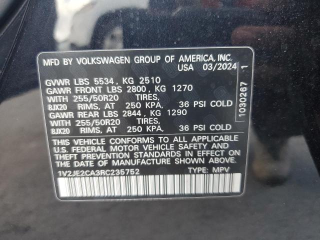 2024 Volkswagen Atlas Cros t Se , VIN: 1V2JE2CA3RC235752