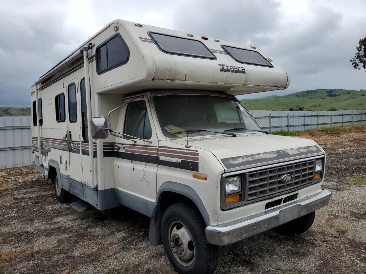 1989 Winnebago 1989 Ford Econoline E350 Cutaway Van for sale at Copart Martinez, CA Lot #50420 ...